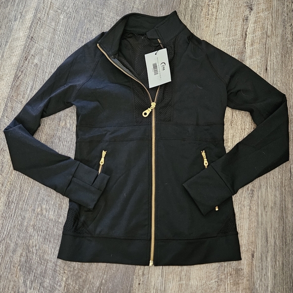 ZYIA | Jackets & Coats | Zyia Active Black Awareness All Around Jacket ...